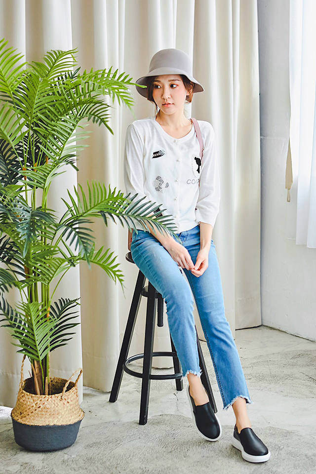 3M防水輕量4cm厚底懶人休閒鞋 | BONJOUR