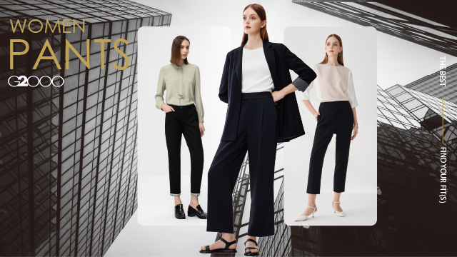 【G2000 WOMEN】LOOKBOOK / 女裝單品褲 | G2000