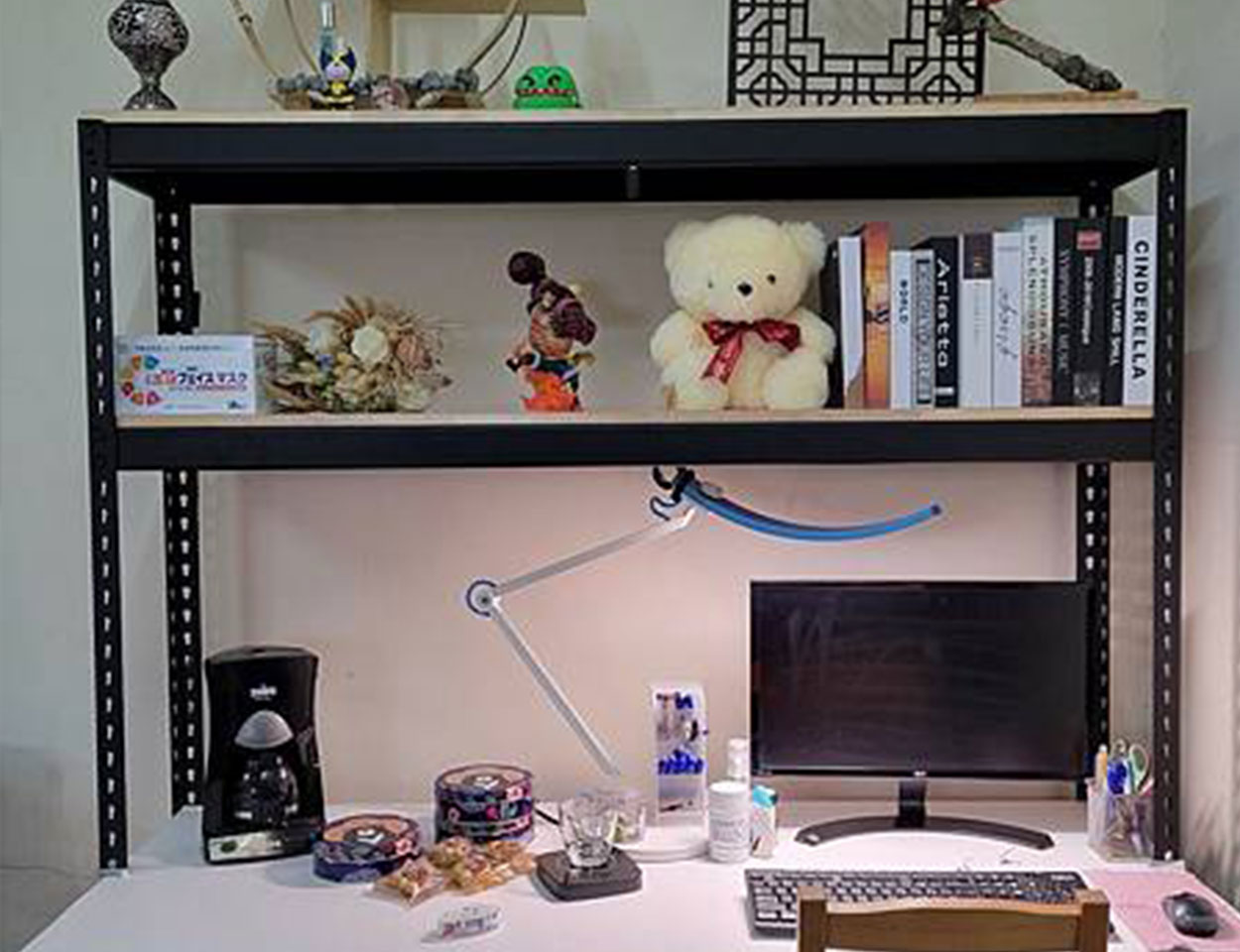 Hong Ting【最夯工業風書桌】https://reurl.cc/rRWNlZ | 空間特工Ciazhan-免螺絲角鋼/收納家具規劃