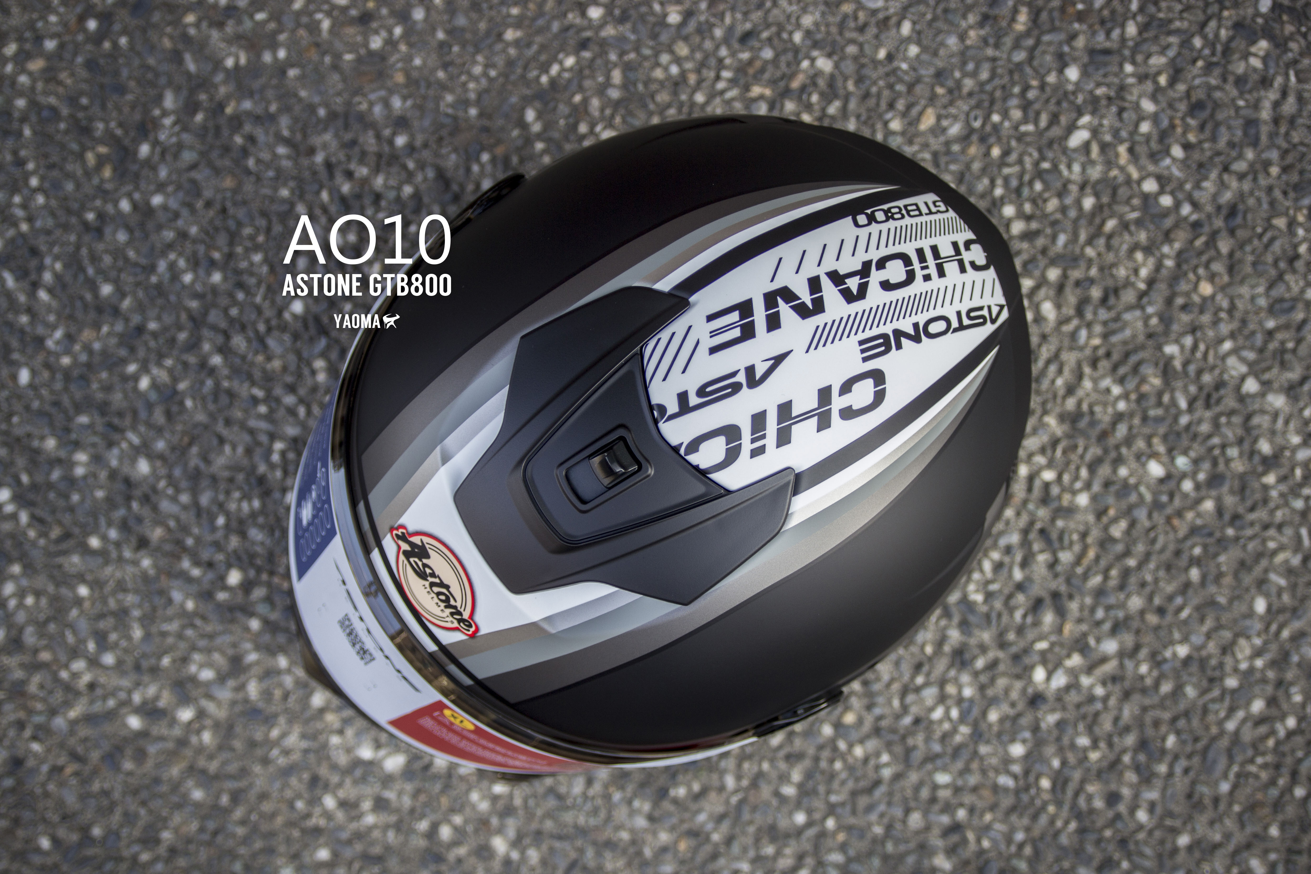 ASTONE 安全帽 GTB800 AO10 消光色 內鏡 雙D扣 內襯可拆 E.Q.R.S 全罩 | 耀瑪騎士生活