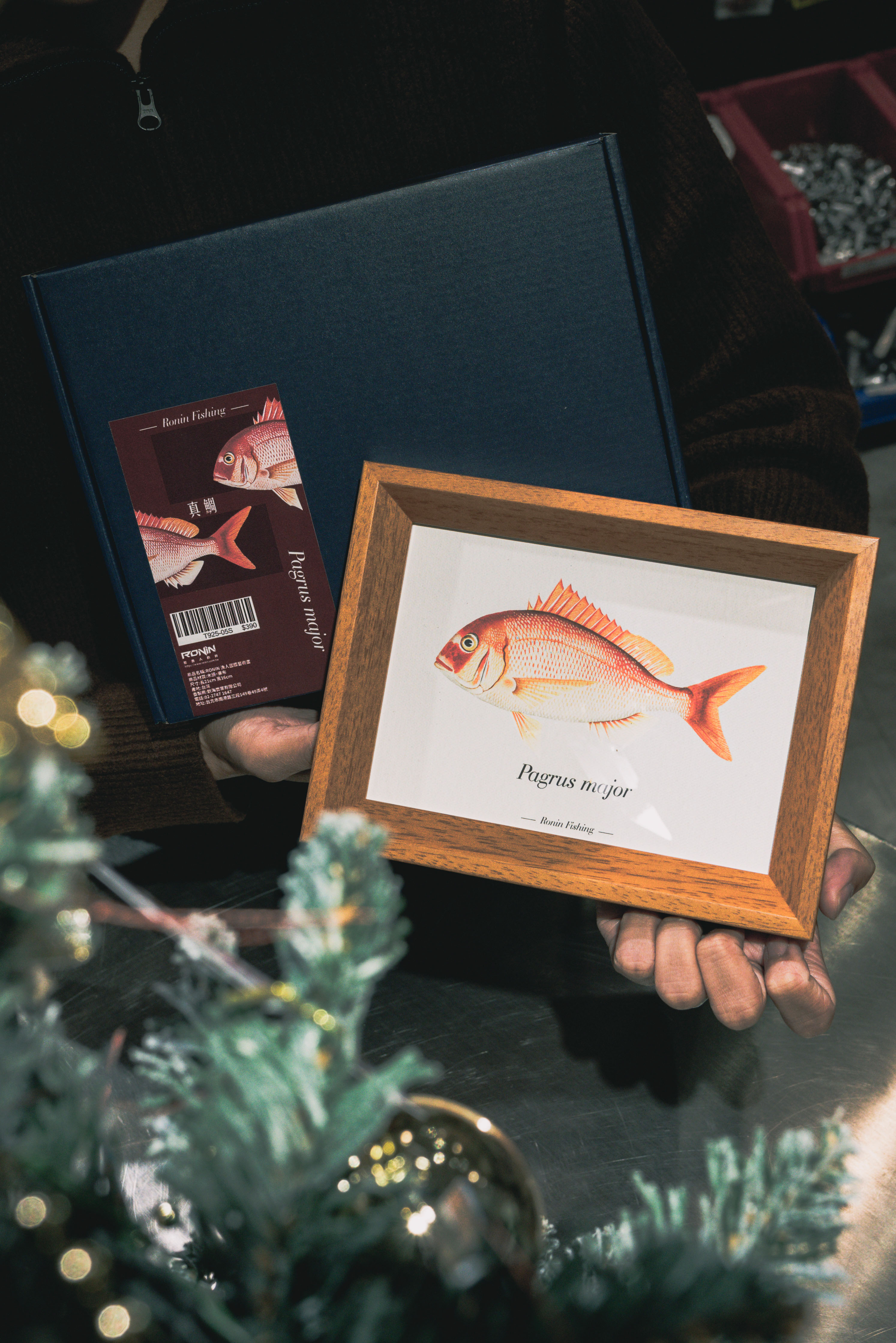 RONIN Fishing 漁人圖鑑藝術畫 魚畫 畫框 拓印 手繪魚類畫 | RONIN 獵漁人釣具