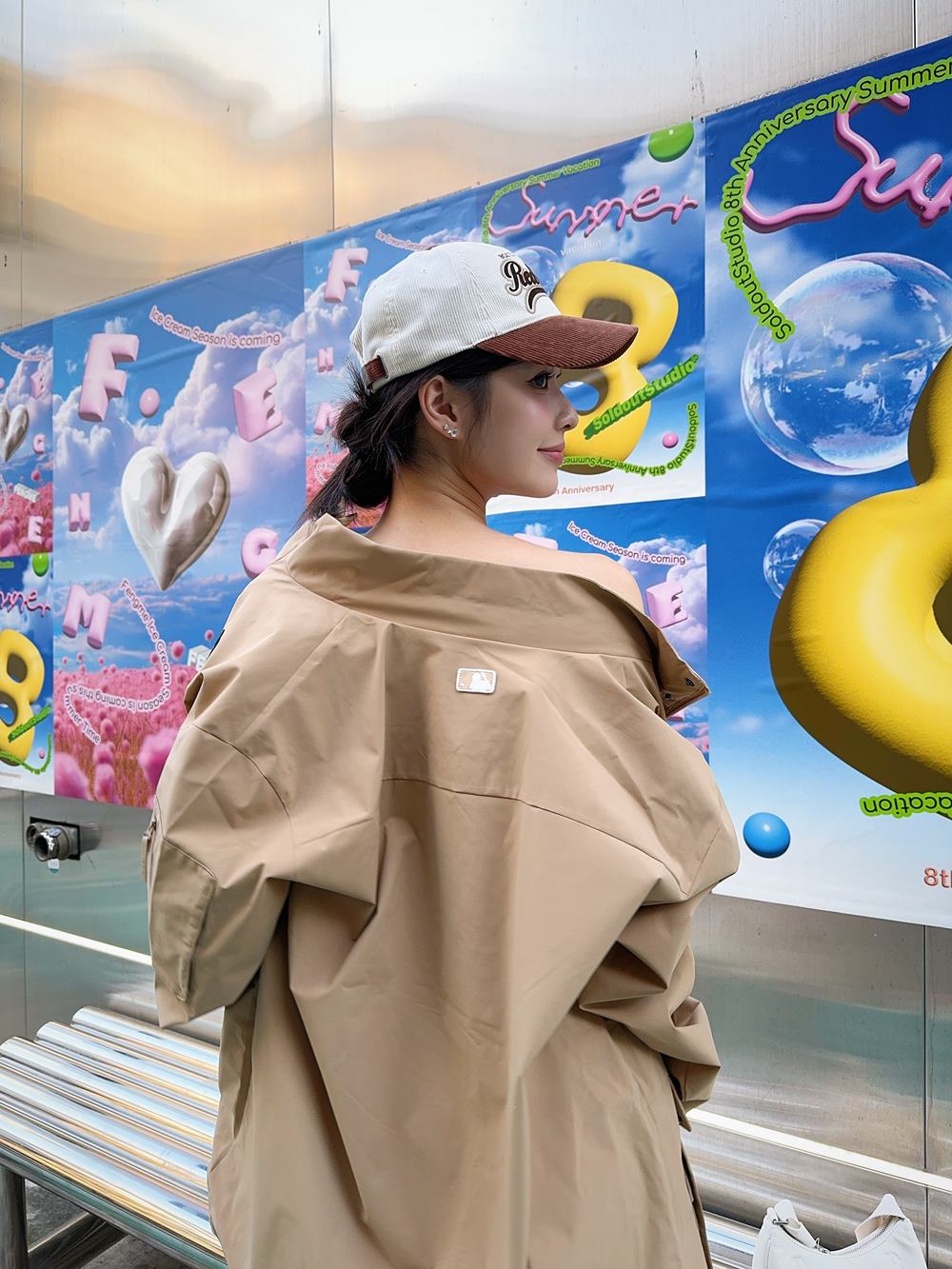 MLB X Una龐奇🍼奶茶色系穿搭 | MLB Korea TW